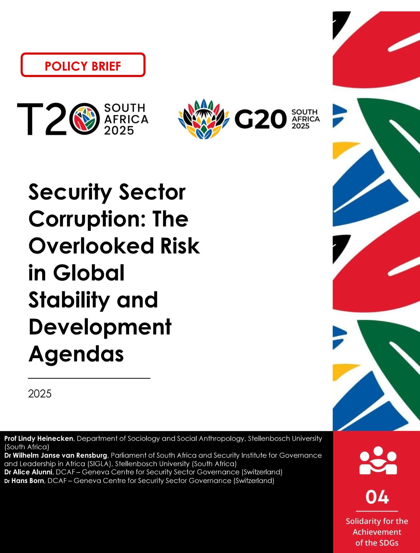 Security Sector Corruption: The Overlooked Risk in Global Stability and ...
