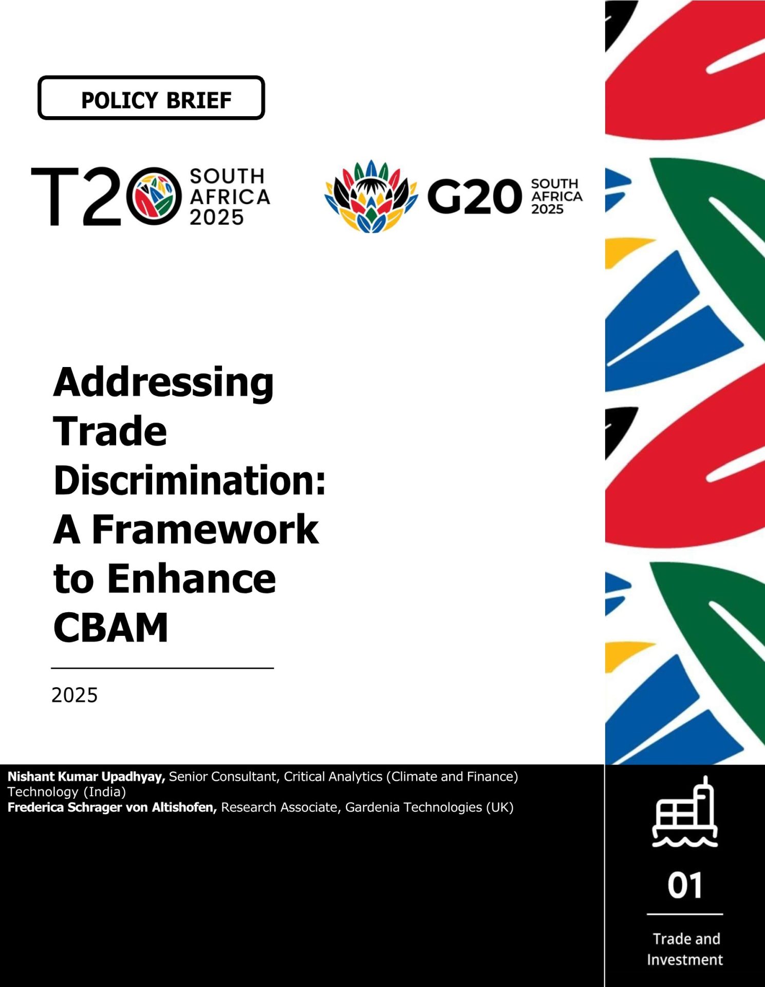 Addressing Trade Discrimination: A Framework to Enhance CBAM - T20 ...