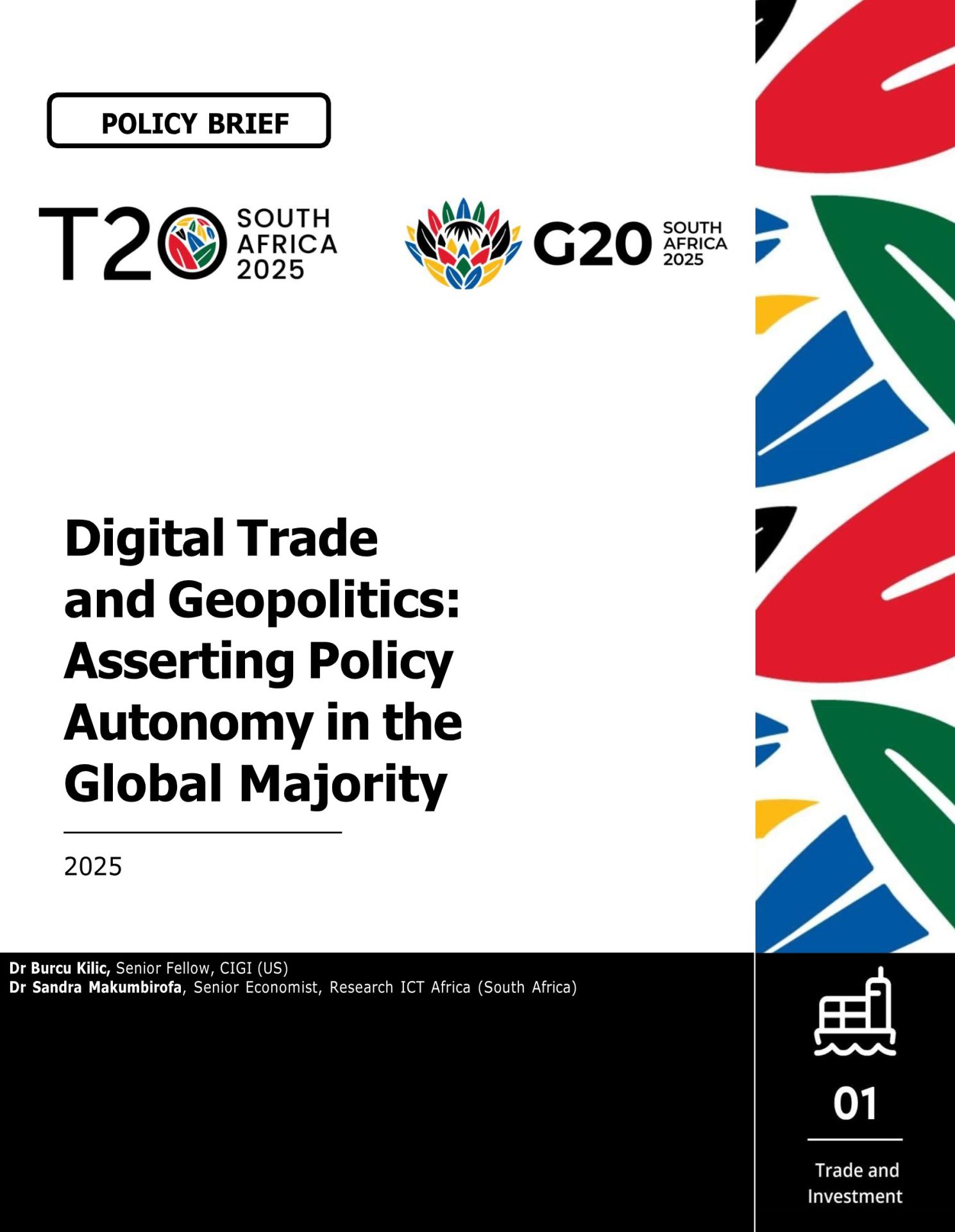 Digital Trade and Geopolitics: Asserting Policy Autonomy in the Global ...